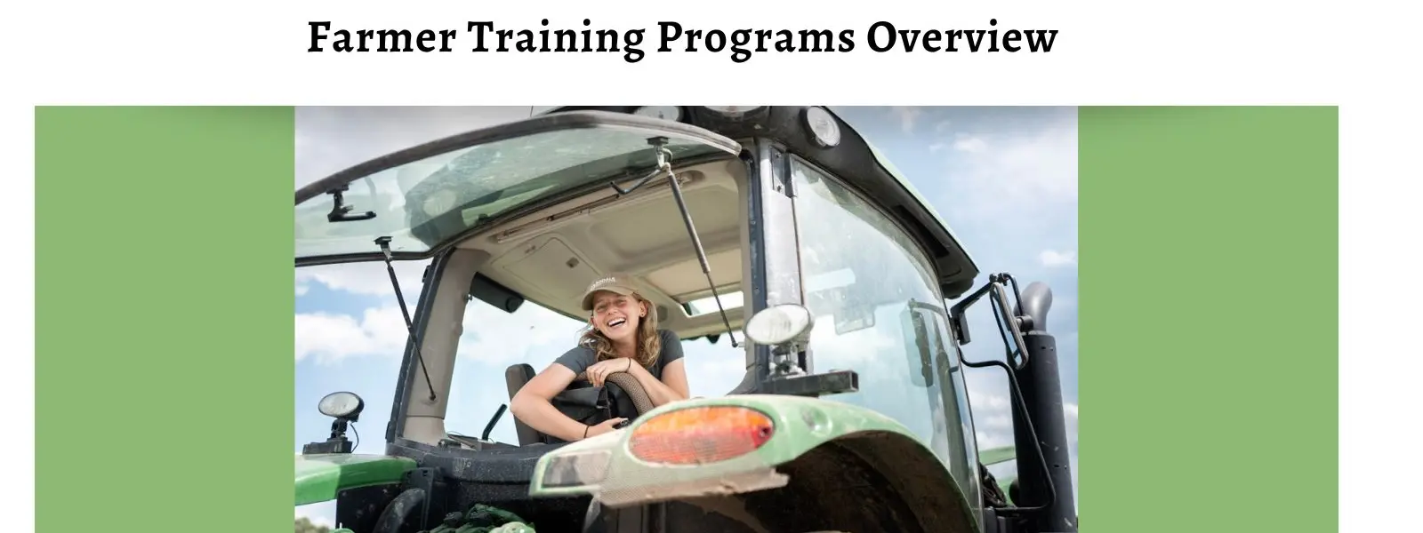 Webinar: Farmer Training Programs Overview | KnoWEwell